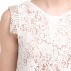 CIVICO 51 | Tops | Civico 5 Made In Italy Cap Sleeve Lace Top | Poshmark